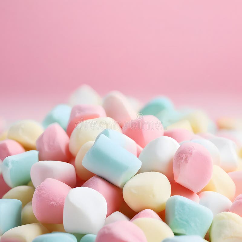 Pastel marshmallows stock illustration. Illustration of pastry - 322725056