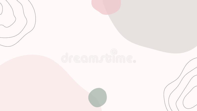 Pastel Minimal Abstract Desktop Wallpaper Stock Illustration ...
