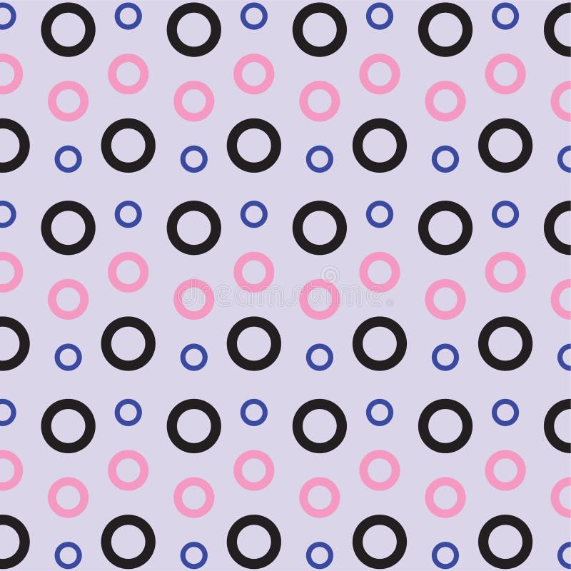 Pastel Minimal Hollow Circle Pattern Stock Vector - Illustration of ...