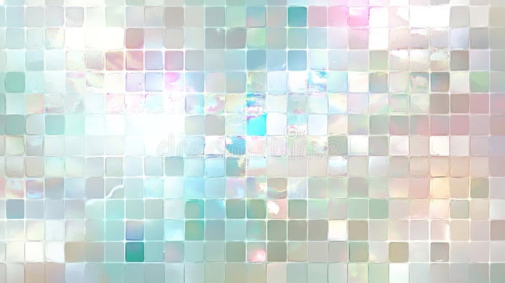Pastel Mosaic Tile Texture Background Stock Illustration - Illustration ...
