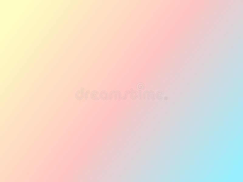 Pastel Multi Color Gradient Background, Stock Illustration ...