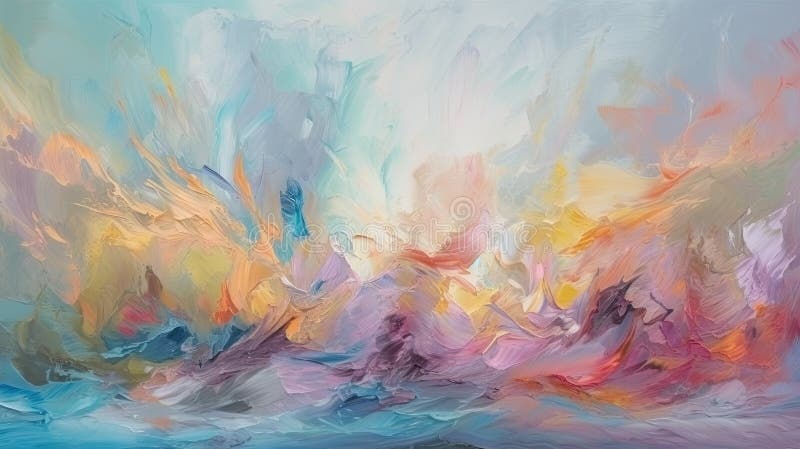 Pastel Oil Paint Texture Background for Invitations and Posters. Stock ...