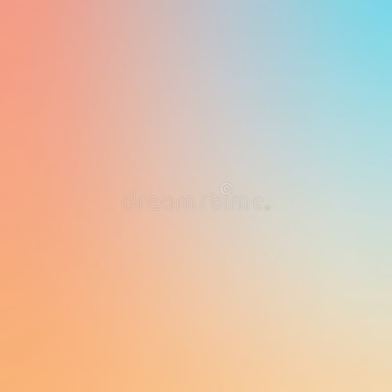 Pastel Orange and Blue Gradient Background Stock Illustration ...