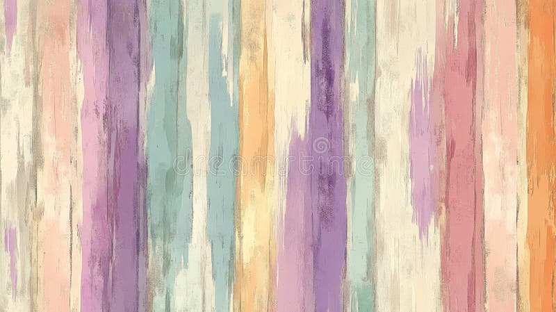 Pastel Painted Wooden Stripes Texture Background Stock Illustration ...