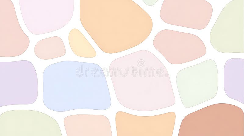 Pastel Palette Pebbles: a Calming and Versatile Abstract Background ...