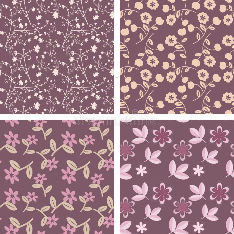 Pastel patterns stock vector. Illustration of rose, seamless - 27684872