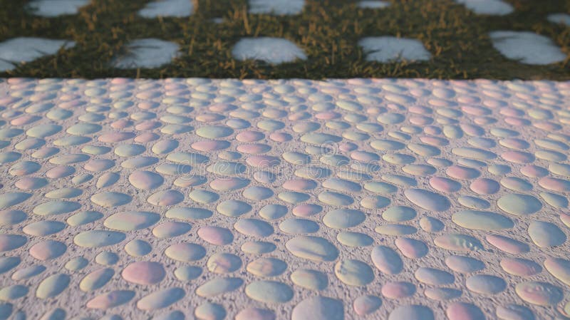 Pastel Pebble Stone Pathway Texture, Seamless Good Resolution Stock ...