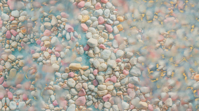 Pastel Pebbles Texture, Colorful River Rocks High Quality Image Stock ...