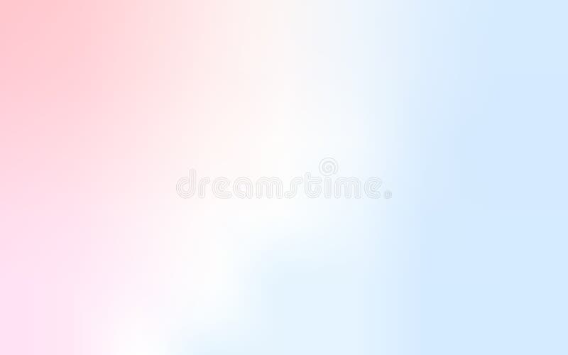 Pastel Pink and Blue Blur Backdrop. Light Gradient Vector Banner Stock ...
