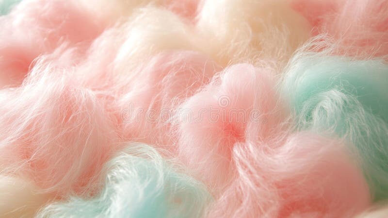 Pastel Pink and Blue Cotton Candy Texture Background Stock Illustration ...