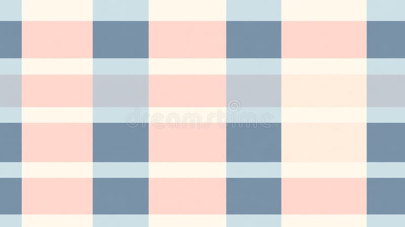 Pastel Pink Blue Cream Plaid Pattern Seamless Texture Background Stock ...