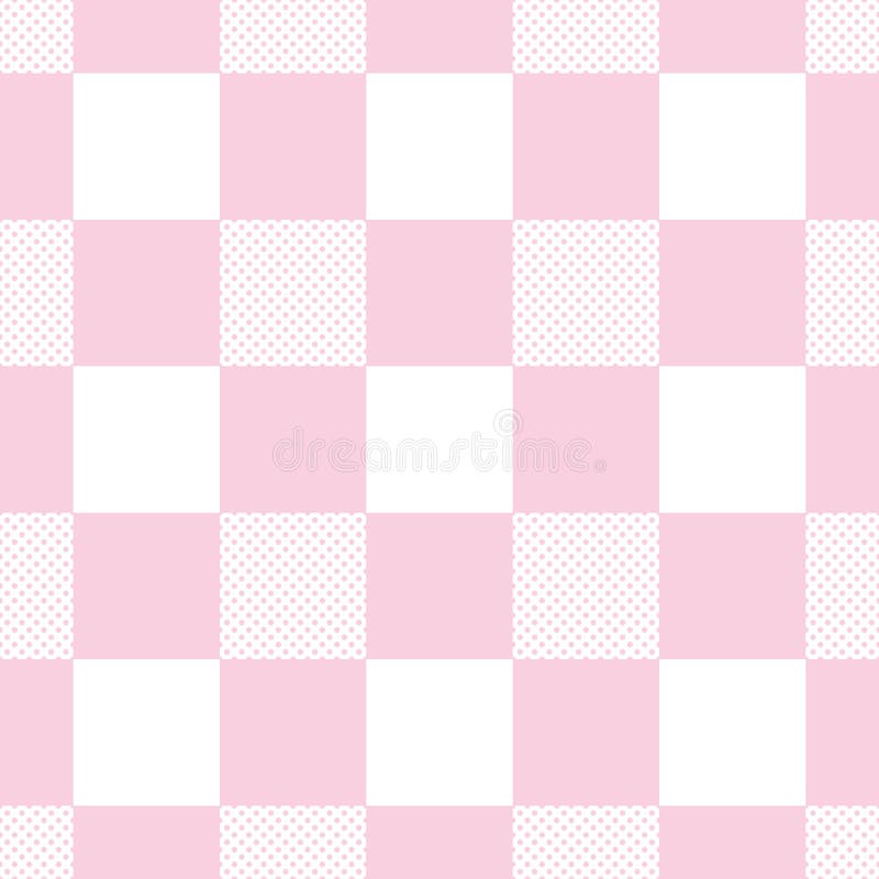Pastel Pink Gingham Plaid, Geometric Vector Pattern, Abstract ...