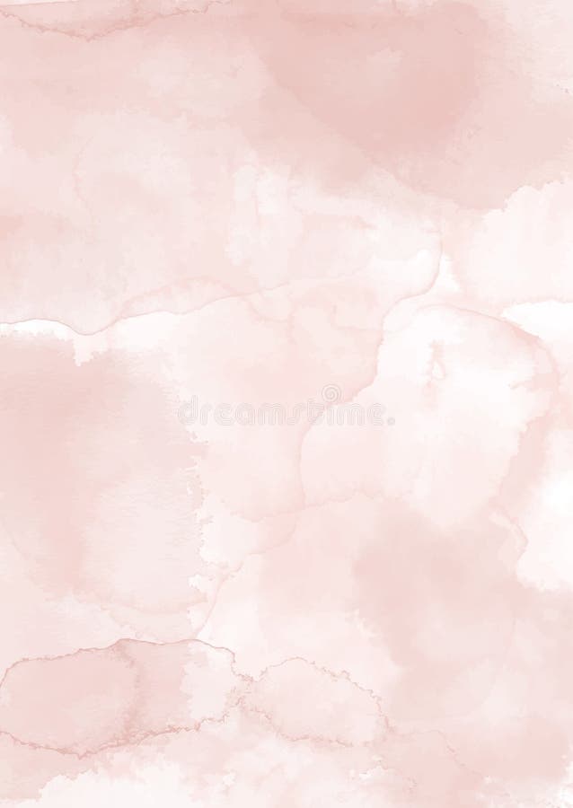 Pastel Pink Hand Painted Watercolour Texture Stock Vector ...