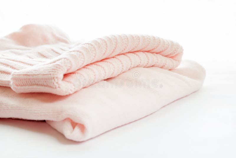 Pastel Pink Knitted Sweater Stock Image - Image of light, soft: 47397019