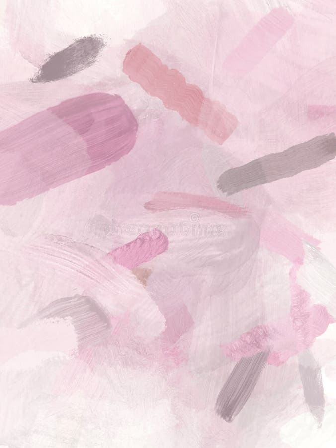 Pastel Pink Paint Strokes Abstract Pattern Background Stock ...