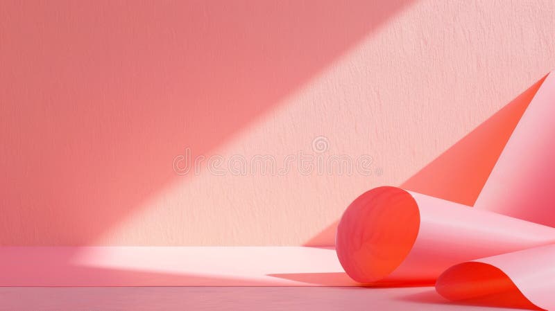 Pastel Pink Paper Roll Soft Lighting Stock Photos - Free & Royalty-Free ...