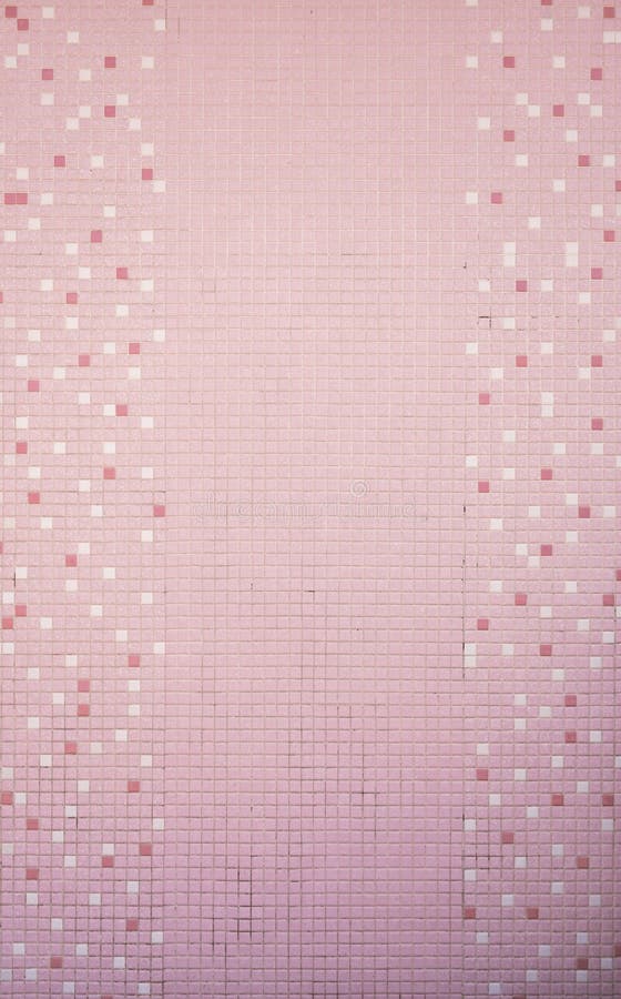 Pastel Pink Tile Wall Background Stock Image - Image of vibe, petal ...