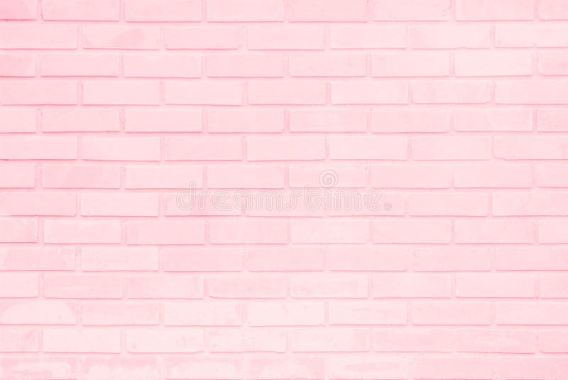 Pastel Pink and White Brick Wall Texture Background. Brickwork Pattern ...