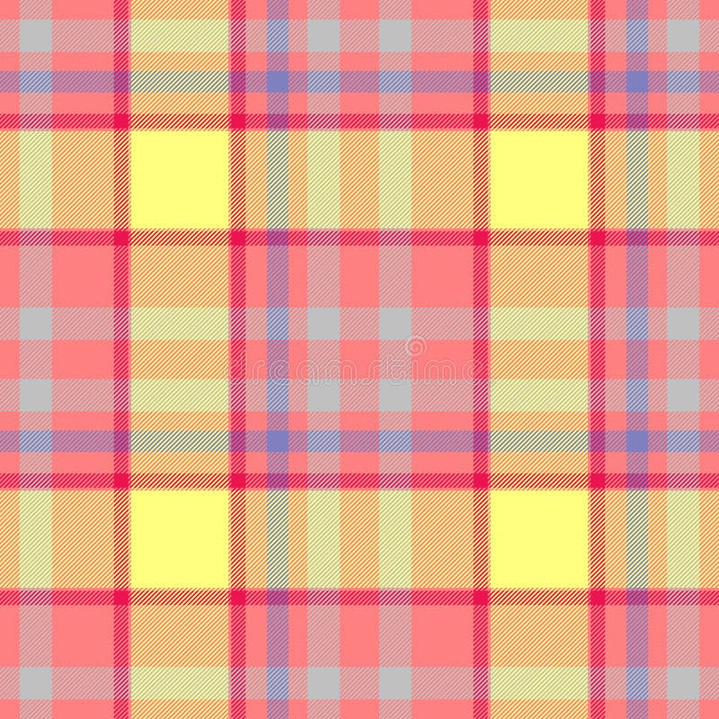 Pastel Pink Yellow Blue Checkered Diamond Tartan Plaid Seamless Pattern ...