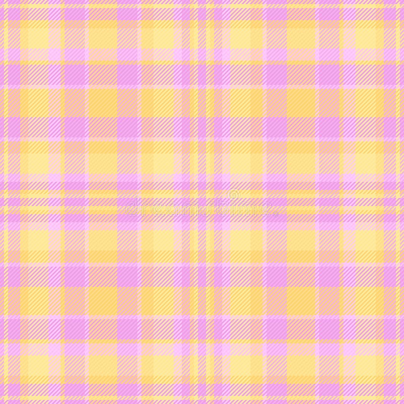 Pastel Pink and Yellow Plaid Pattern. Soft, Delicate Texture Ideal for ...