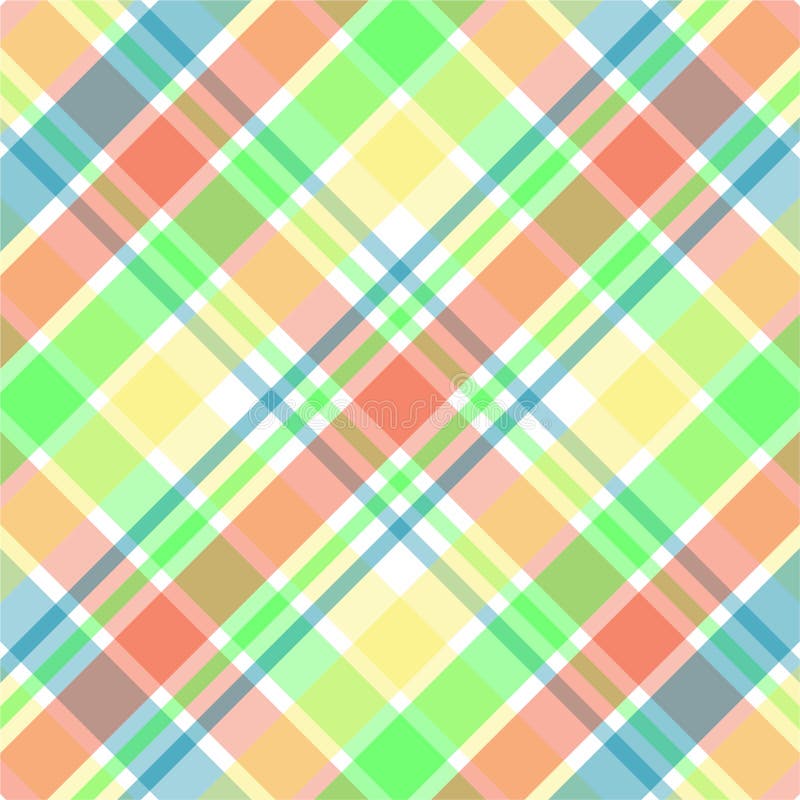 Pastel Plaid Easter Eggs stock vector. Illustration of pattern - 4311974