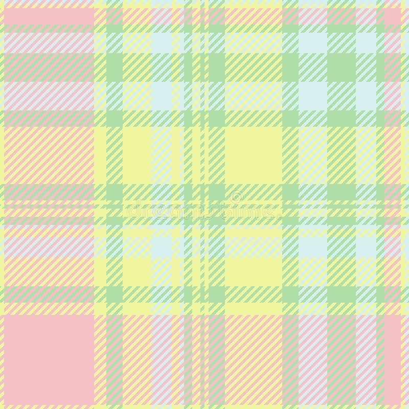 Pastel Plaid Pattern, Perfect for Spring or Summer Designs. Soft ...
