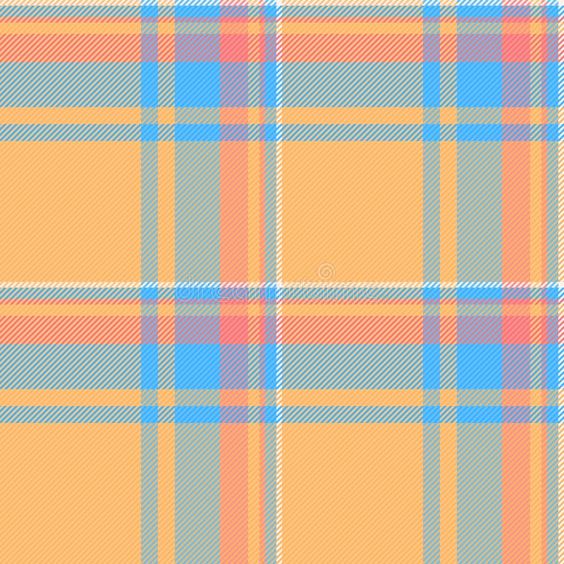 Pastel Plaid Pattern in Soft Peach, Light Blue, and Gray. Ideal for ...