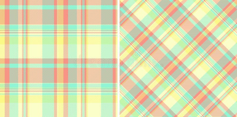 Pastel Plaid Pattern. Soft, Versatile Background for Spring, Easter, or ...