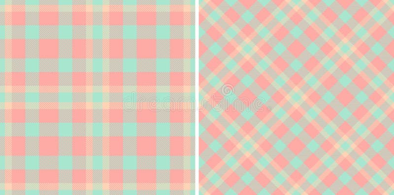 Pastel Plaid Patterns Create a Soft, Versatile Backdrop. Perfect for ...