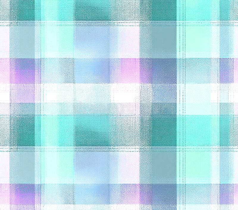Pastel Plaid Texture Seamless Watercolor Pattern Background Stock ...