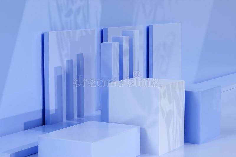 Pastel Podium Stand Modern Showcase Platform Stock Illustration ...
