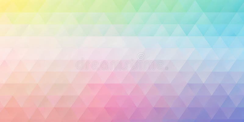 Pastel Polygons Fade Seamlessly into One Another Stock Illustration ...