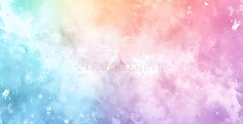 Dreamy Pastel Rainbow Gradient Background Stock Illustration ...