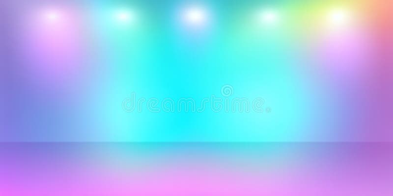 Pastel Rainbow Studio Background Gradient Lights Teal Purple Pink Stock ...