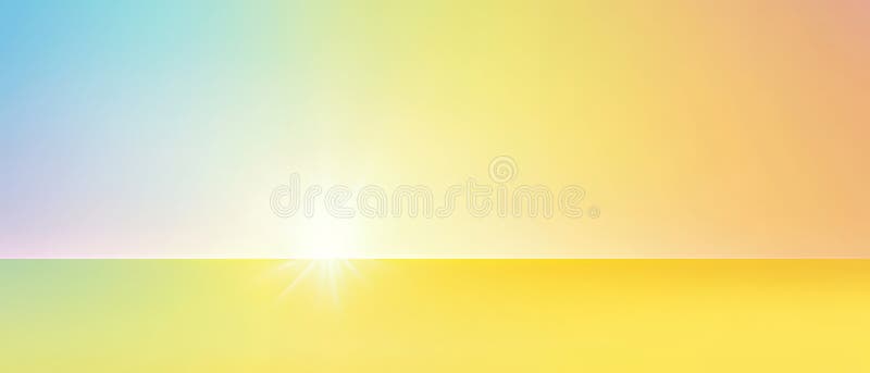 Pastel Rainbow Sunrise Landscape Gradient Background Bright Colors ...