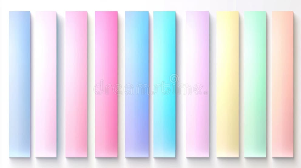 Pastel Rectangle Gradient Background Stock Illustration - Illustration ...