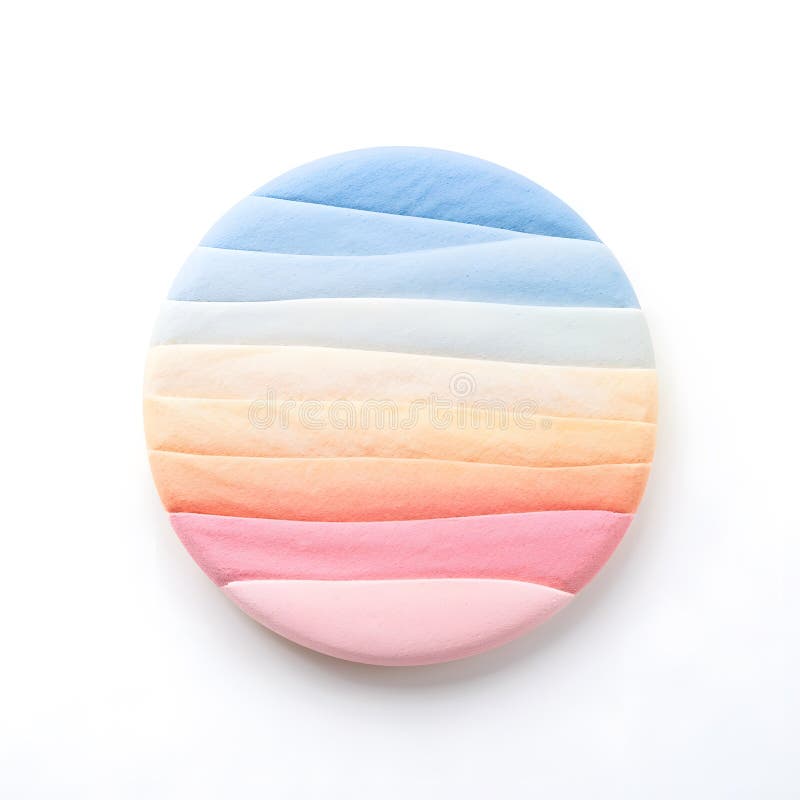 Pastel sand in circles stock illustration. Illustration of pastel ...