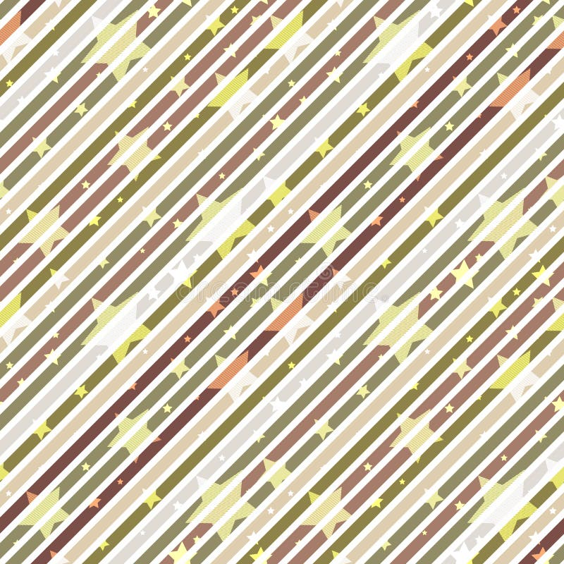 Pastel Seamless Geometric Diagonal Patterns with Stars Stock Vector ...