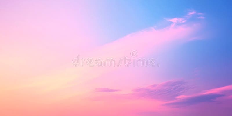 Pastel Sky Background: Soft Pink and Blue Cloud Texture Stock Illustration - Illustration of ...