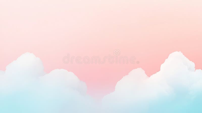 Pastel Sky, Cloudscape, Sunrise, Soft, Background, Dreamy, Design ...