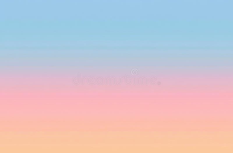 Pastel Sky Gradient Background Stock Illustration - Illustration of ...