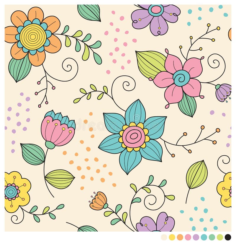 Pastel Spring Floral Arrangement on Light Blue Background Stock ...