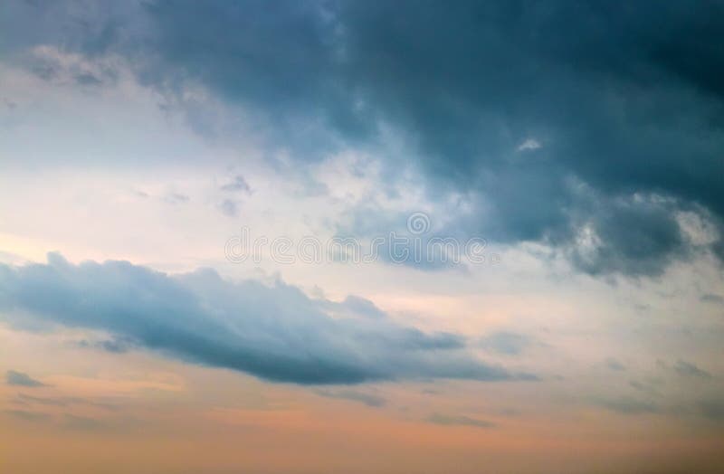 Pastel Storm Skies stock image. Image of cloudy, leaving - 187026567
