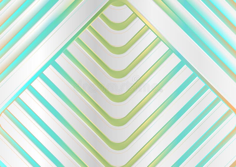 Pastel Stripes Geometric Abstract Tech Background Stock Vector ...