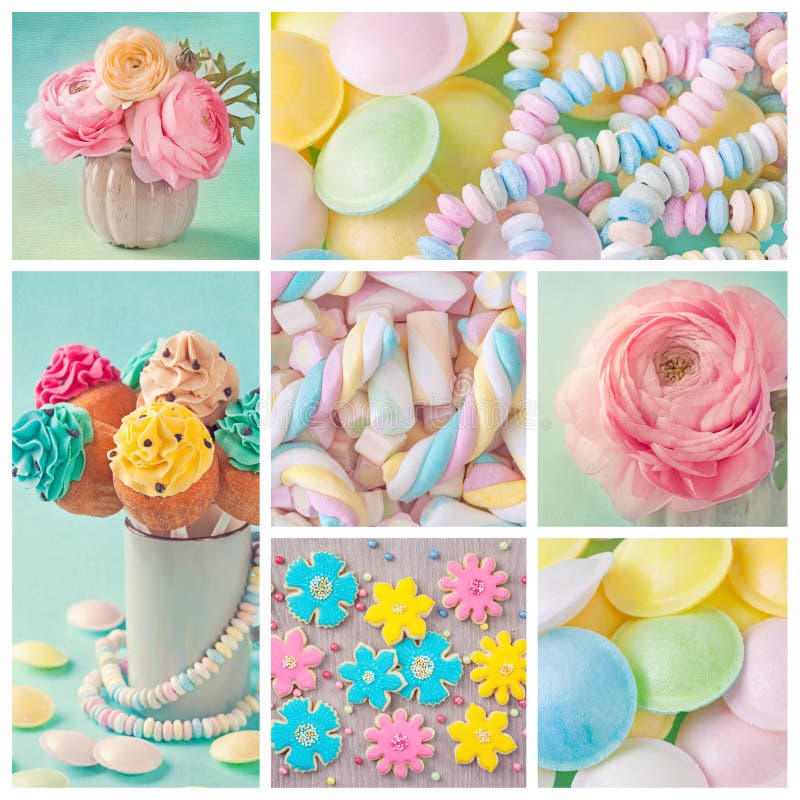 Pastel sweets stock photo. Image of cookies, blue, iced - 41092236
