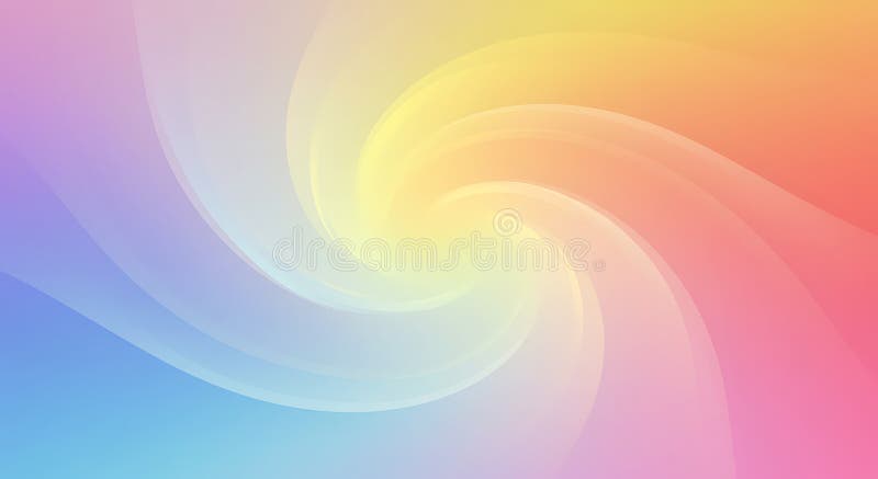 Pastel Swirl: a Gradient of Serenity and Light in Abstract Motion Stock ...