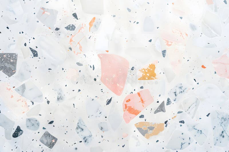 Terrazzo Background Blue and Abstract Simple Vector Stock Vector ...