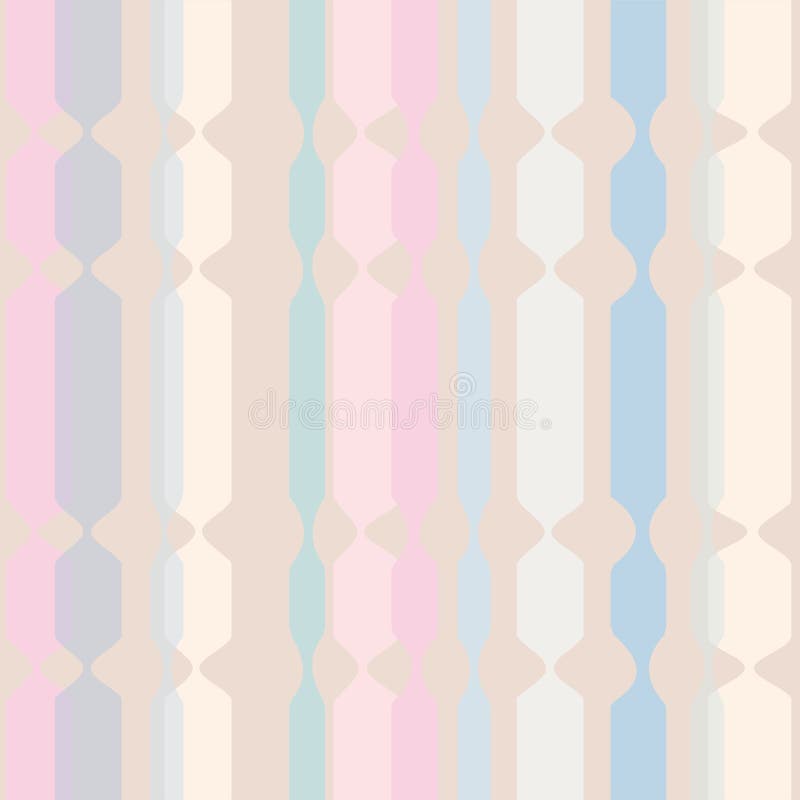 Pastel Textured Different Stripes Seamless Vector Pattern Stock Vector ...