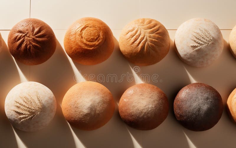 Pastel-themed Bread Creation - Gourmet Visual Delight. Generative by Ai ...