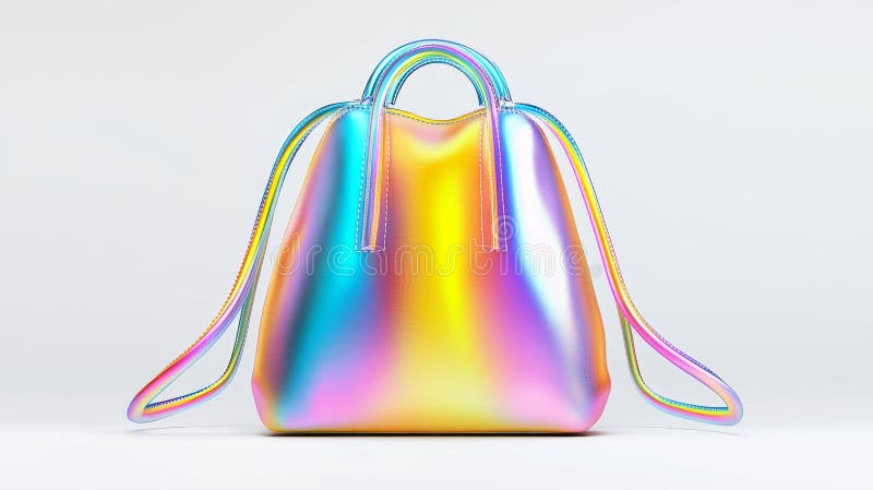 The Pastel Tie-Dye Drawstring Bag Features Soft Watercolor Fabric in a ...